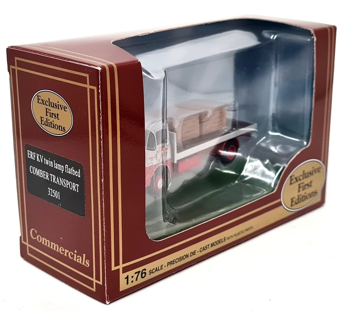 EFE 1/76 - ERF KV Twin Lamp Flatbed Comber Transport 32501 Diecast ...