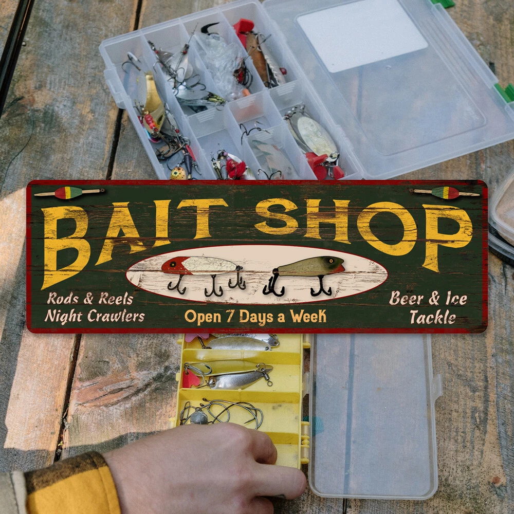 Vintage Fishing Sign