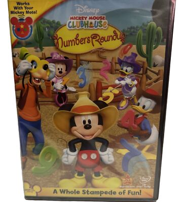Mickey Mouse Clubhouse: Mickeys Numbers Roundup (DVD, 2010) Brand New ...