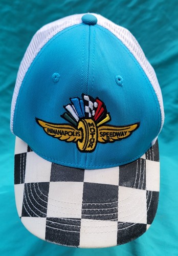 Indianapolis Motor Speedway Mesh Checkered Flag Trucker Baseball Hat Cap Osfm | eBay