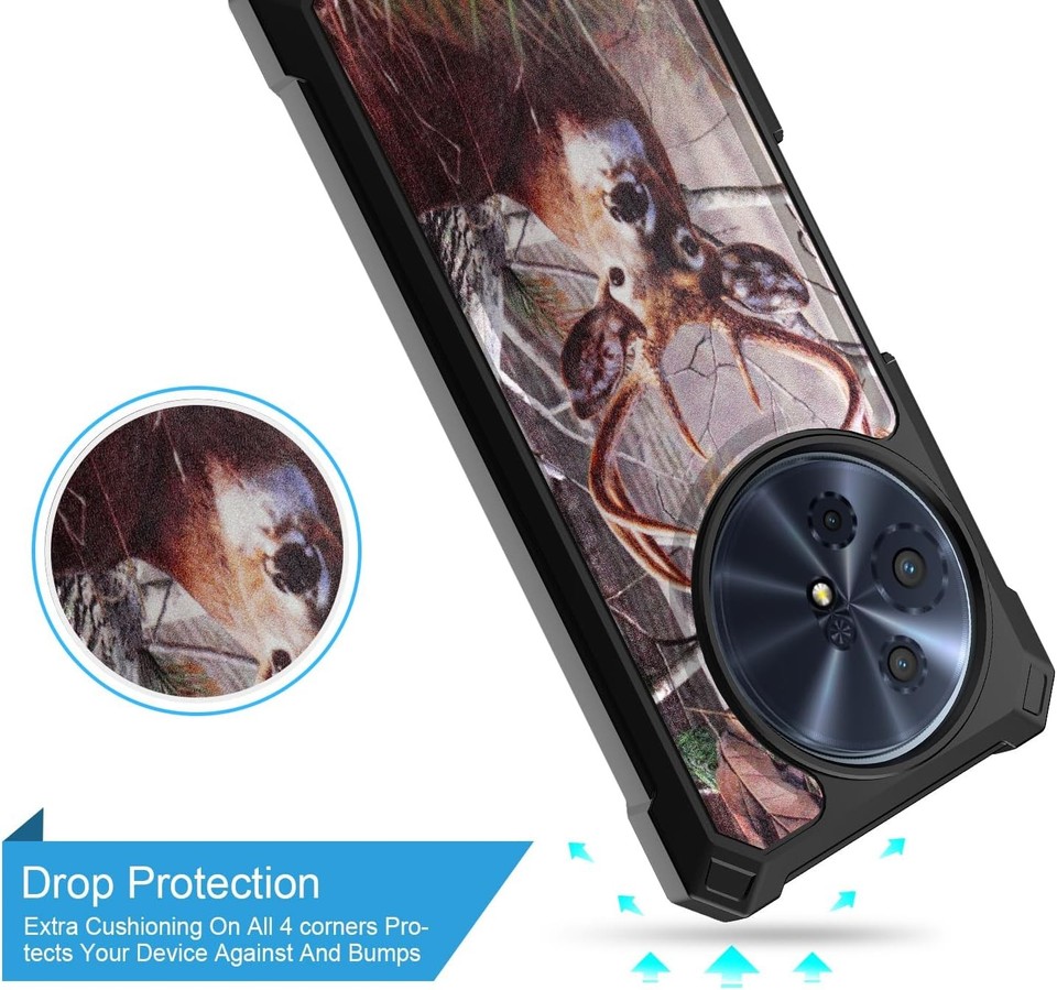 for TCL 50 XL 5G Phone Case/TCL 60 XE NXTPAPER 50 XL, BLD IN DEER CAMO ...