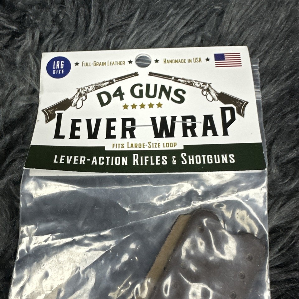 6in Brown Leather Rifle Lever Wrap D4 Guns size large. kit | eBay