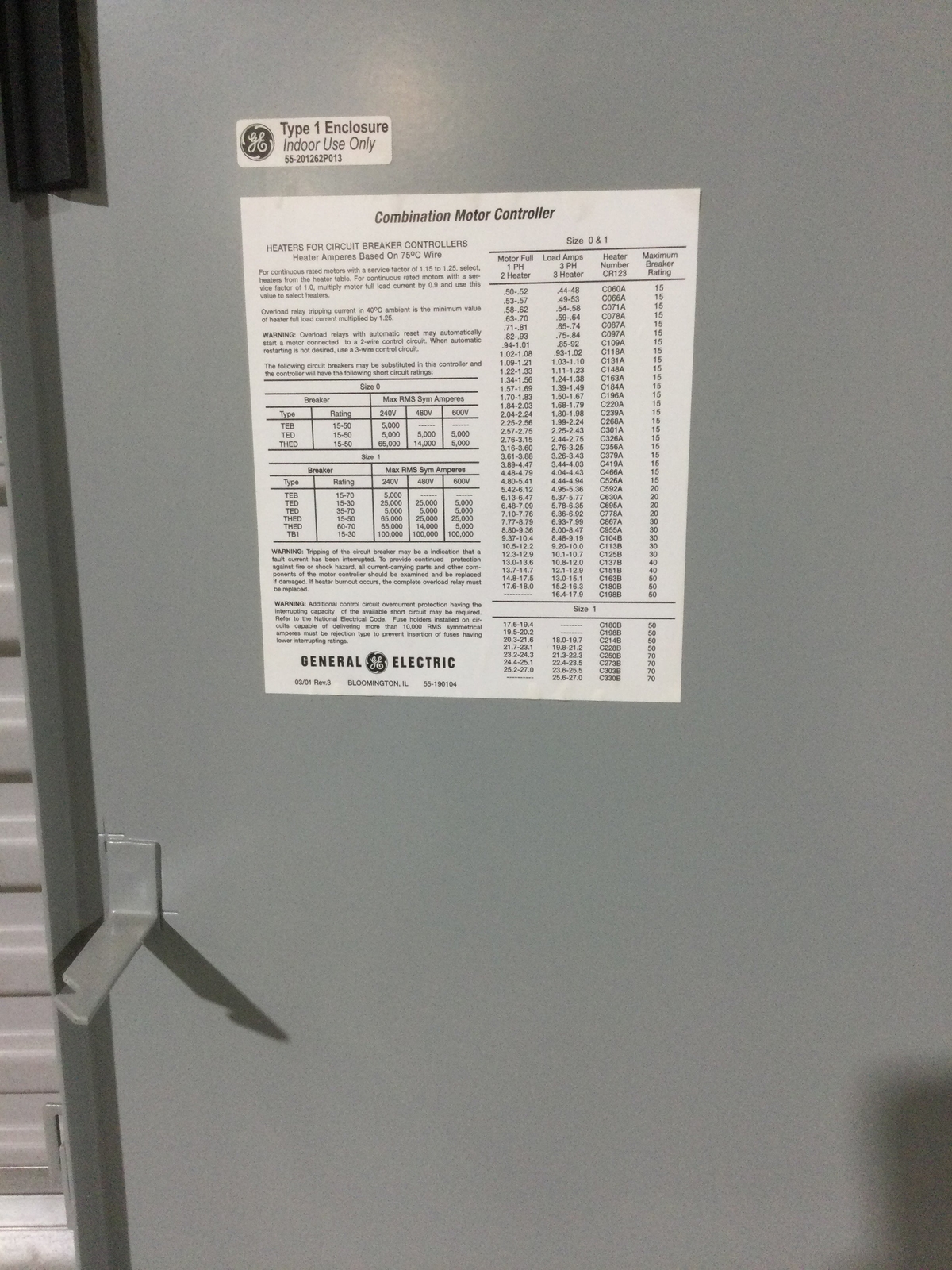 General Electric 300-Line CR407B598TC1GEL1A 3Ph Fusible 30A 600V ...