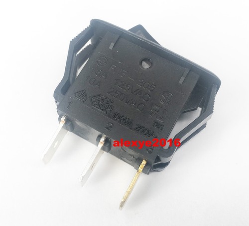 1 PCS SCI R13-205 Rocker Switch 3 Pins 2 Position With Lamp 10A 250VAC ...