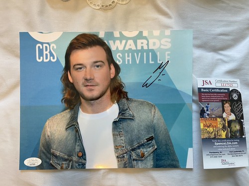 MORGAN WALLEN SIGNED 8X10 PHOTO COUNTRY SINGER AUTOGRAPH W/COA | eBay