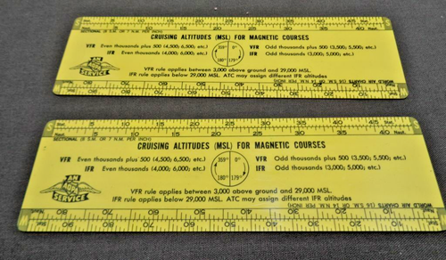 Lot/2 AOPA Cruising Altitudes MSL for Magnetic Courses | eBay