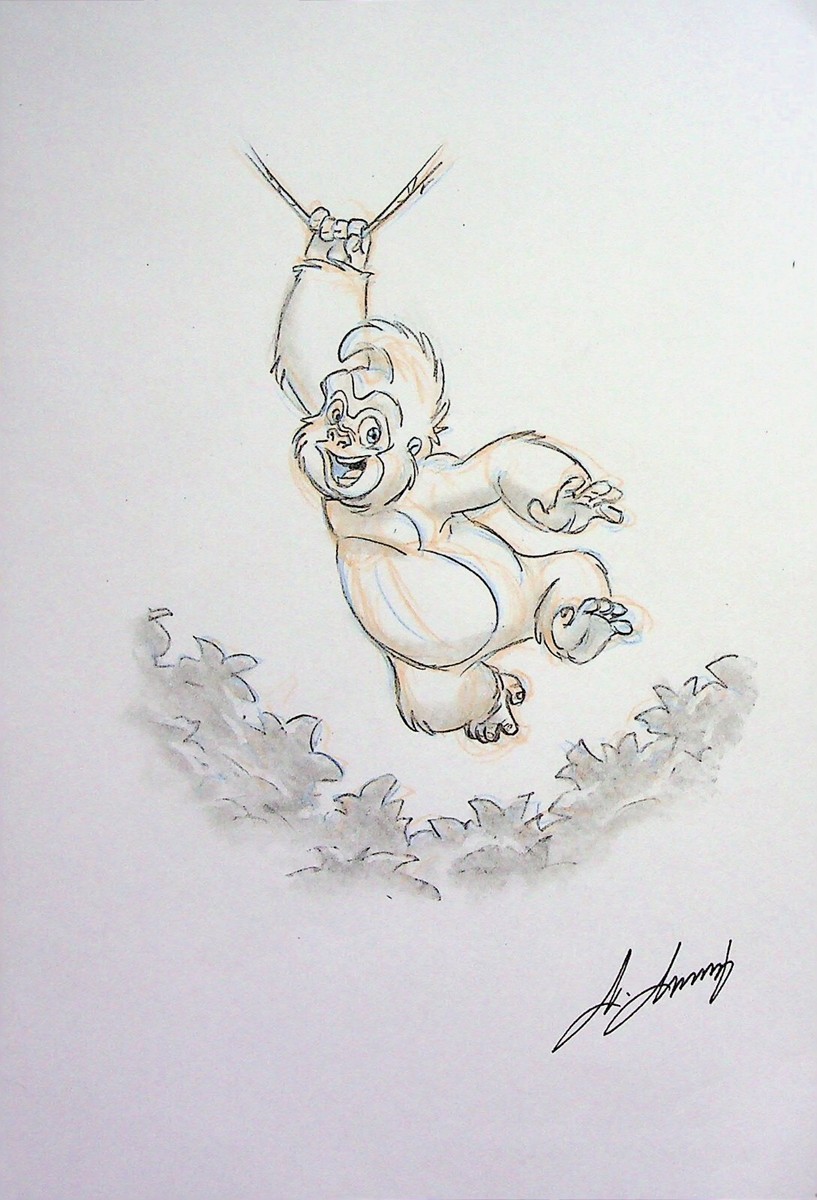 Baby Tarzan Drawing