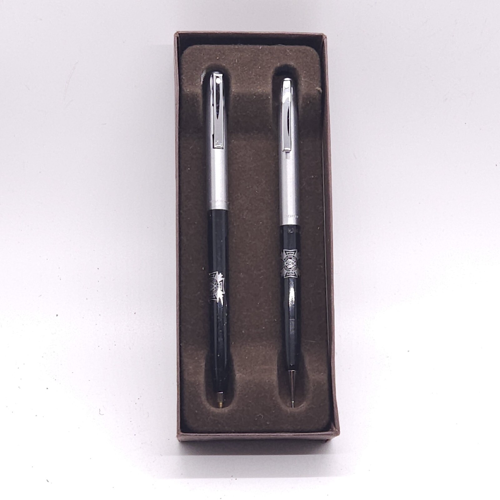 Sheaffer Vintage Advertising Click Clip Pen & Mechanical Pencil Set V.F ...