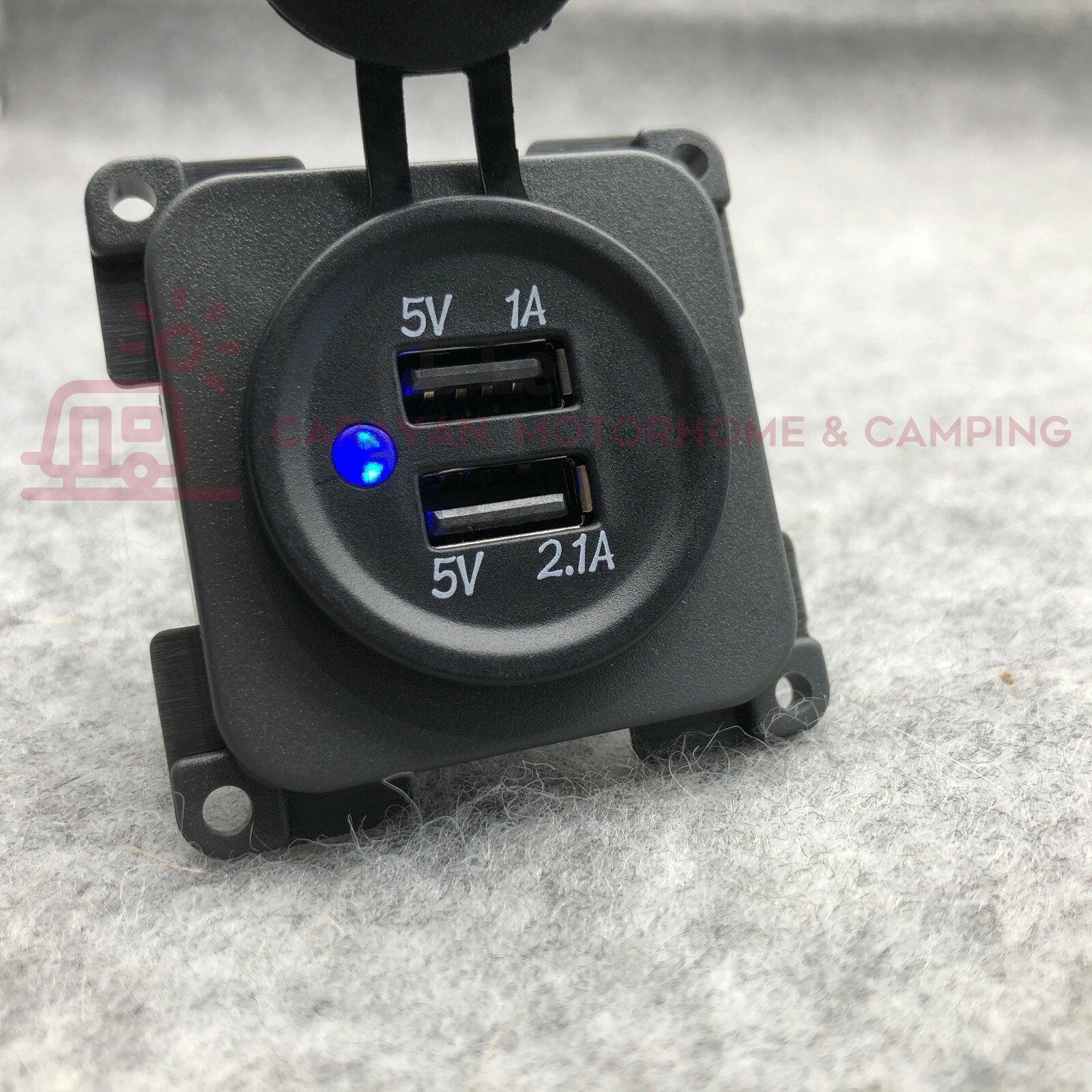 CBE C-Line 12v Double USB Socket Module Charger Caravan Motorhome ...