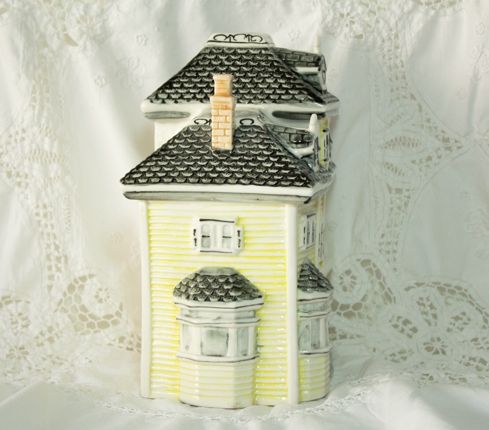 Victorian House Cookie Jar Small Town Kitchen Decor | eBay