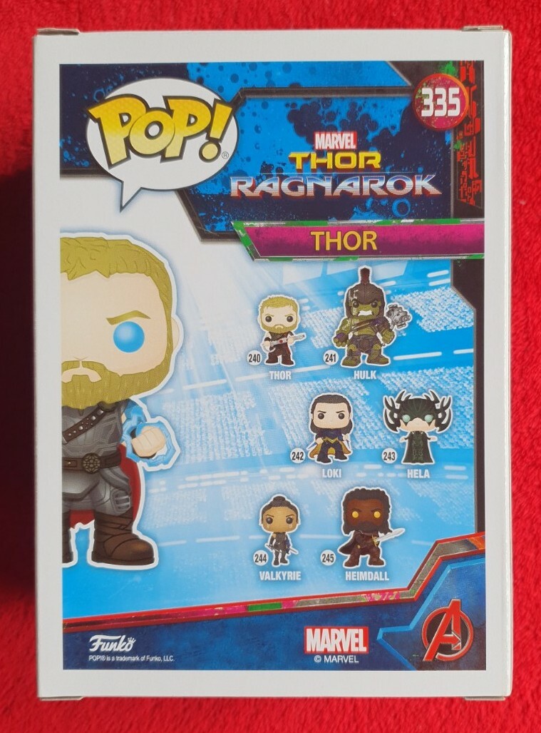 Marvel: Thor Ragnarok - Thor Pop! Vinyl #335 GITD (2018 Summer ...