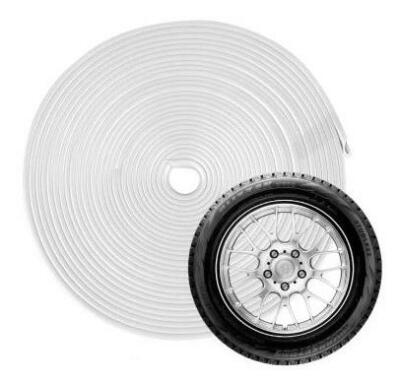 WHITE Alloy Wheel Rim Protectors Embellishers Trim Strips Kit | eBay UK