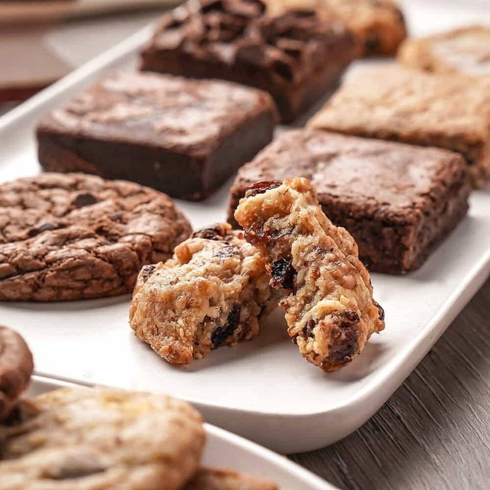 Deluxe Condolence Sympathy Gift Baskets, Fresh Baked Assorted Brownies ...