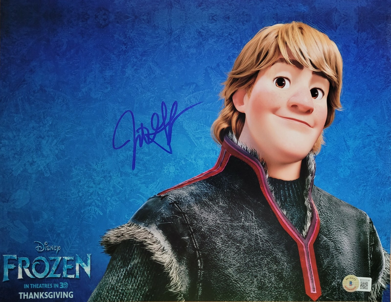 Jonathan Groff signed 11x14 FROZEN photo Kristoff Beckett coa | eBay