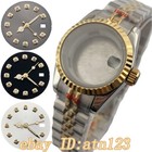 26mm Fit NH05 NH06 Movement Sapphire glass White black gray dial Watch ...