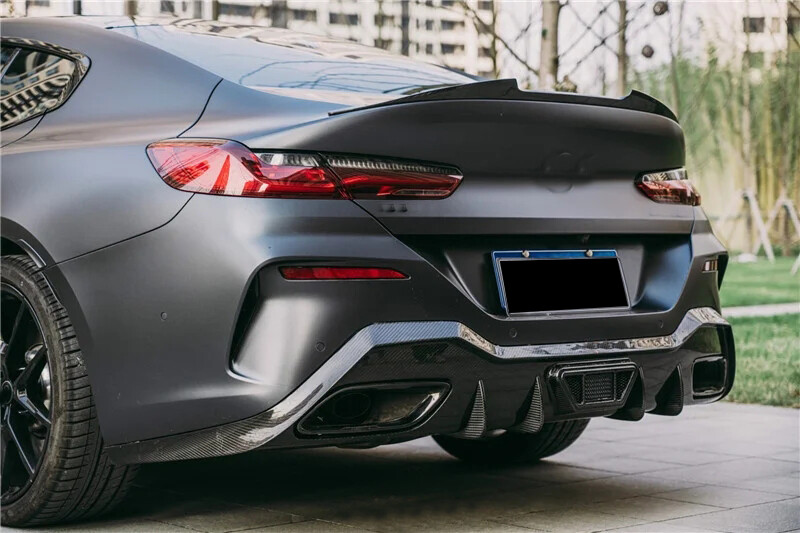 Fits BMW 8 Series G16 M850i M Sport 2018-2023 Rear Bumper Diffuser ...