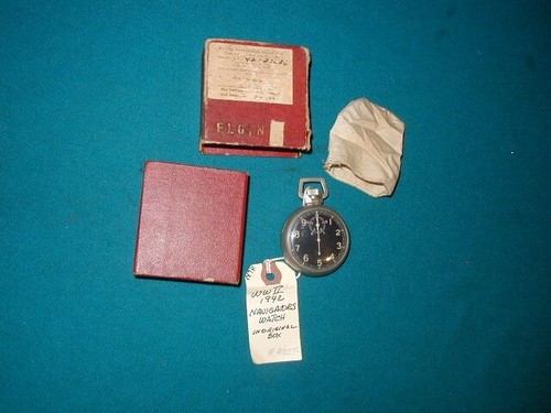 WW 2 USAAF ELGIN A 8, BOMBERDIER STOP WATCH IN ORIG. BOX | eBay