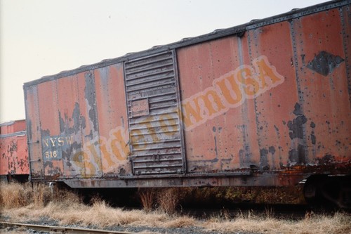 Vtg 1979 Train Slide 516 NYSW New York Susquehanna & Western X4B004 | eBay