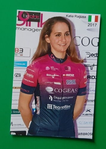 CYCLISME PHOTO cycliste KATIA RAGUSA équipe BEPINK COGEAS 2017 | eBay