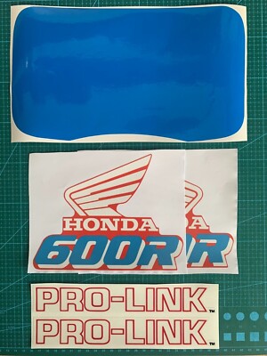 Honda XR 600 1990 Plate US Stickers | eBay