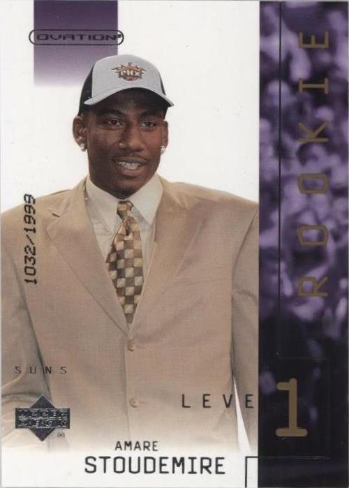 2002-03 Upper Deck Ovation - Level 1 Rookie Amare Stoudemire #125 /1999 ...