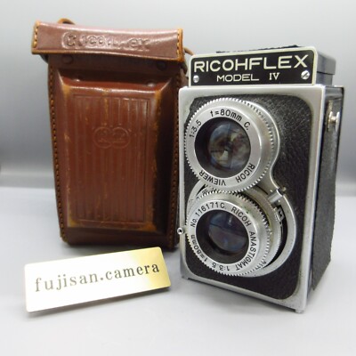 [For Repair] RICOHFLEX MODEL IV 6x6 TLR CAMERA RICOH 5 80 Lens JAPAN ...