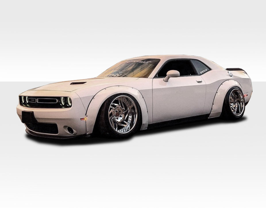 Novara Wide Body Kit 4 Piece fits Dodge Challenger 08-23 Duraflex | eBay