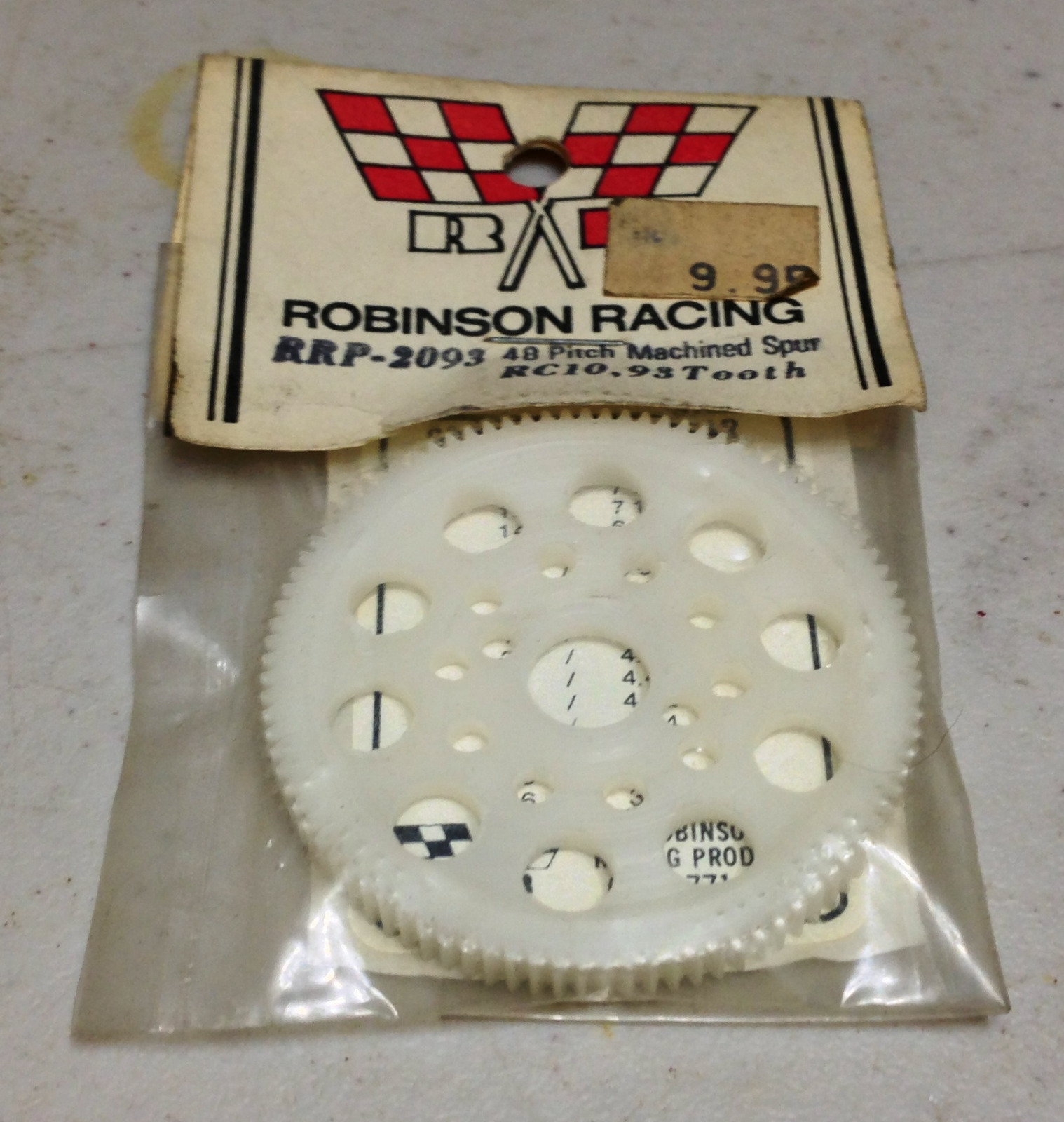 ROBINSON RACING RRP-2093 48P 93T MACHINED SPUR GEAR FOR ASSOCIATED RC10 ...