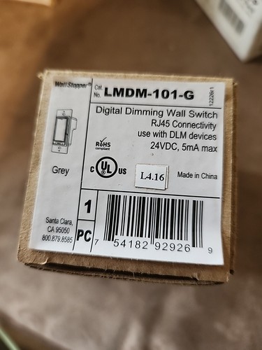 Wattstopper LMDM-101-G Digital Dimming Wall Switch 1 Paddle with I.R ...