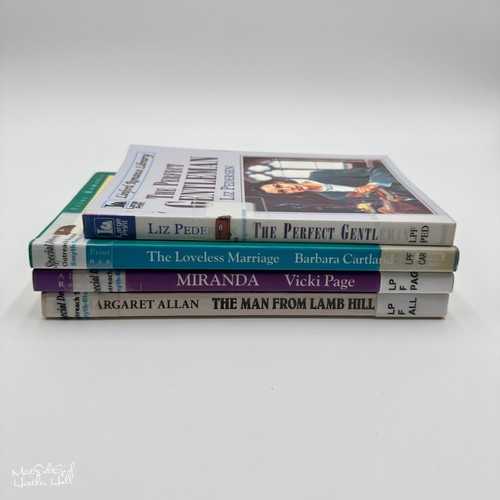 Set Of 4 Large Print Romance Novels By Various Authors 1992-1999 | eBay