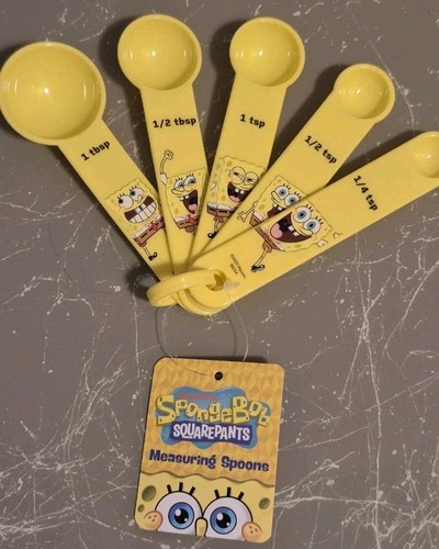 5 Pc SpongeBob Measuring Spoons Set | eBay