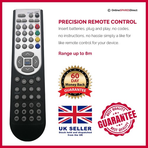 Replacement For TECHWOOD TV Remote Control For LED24916DVDFHD LED-24916 ...