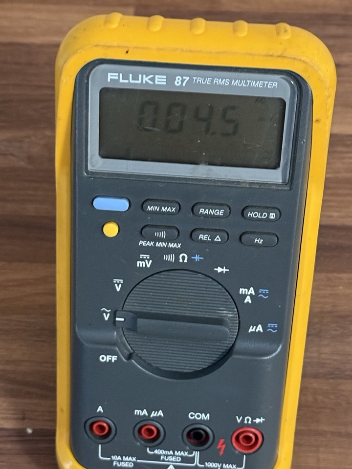Fluke 87 True RMS Multimeter Unit Only No Leads | eBay