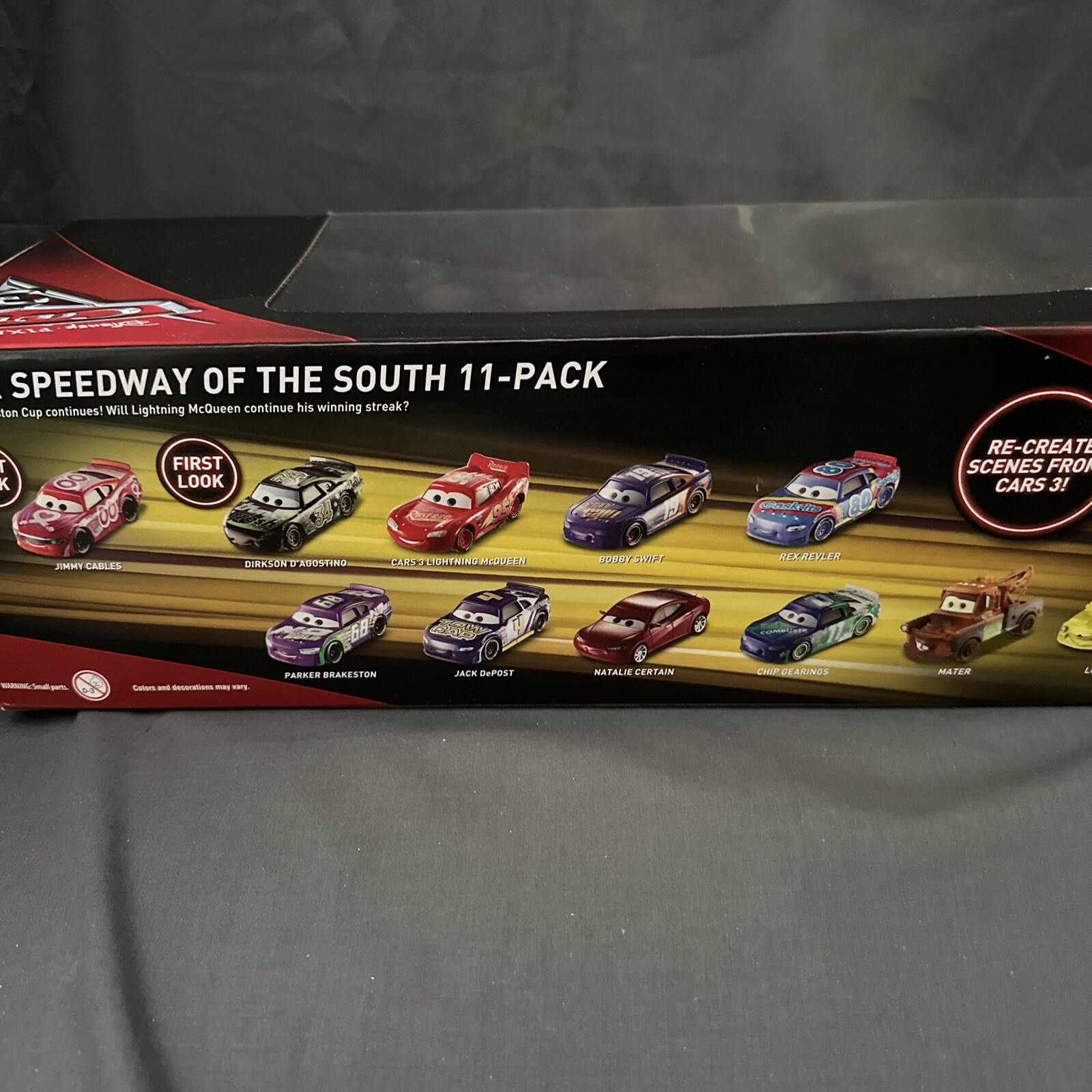 Disney Pixar CARS 3: MOTOR SPEEDWAY OF THE SOUTH 11-PACK Target ...