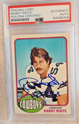 Randy White RC Dallas Cowboys Linebacker 1978 Topps PSA/DNA Certified ...