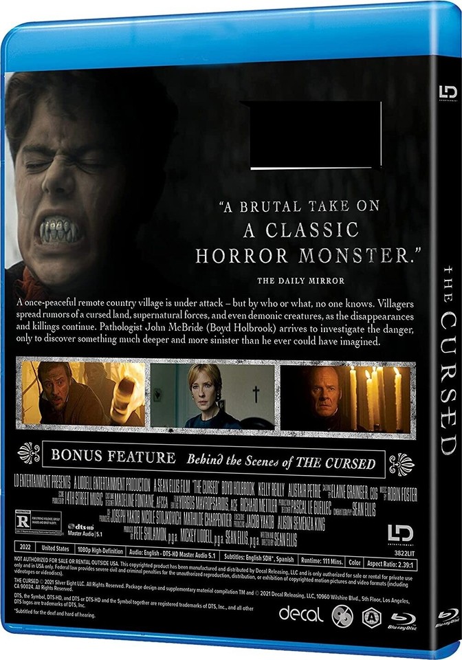 The Cursed (2021) with OOP Slipcover Horror Movie Blu-ray New Sealed ...