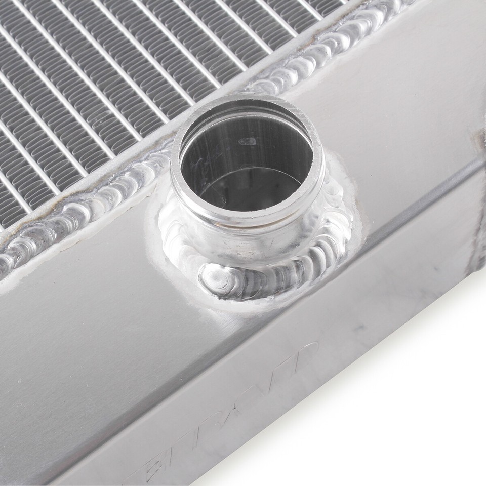 For 1972-1986 Jeep CJ5 CJ6 CJ7 V8 Chevy 3 Row Aluminum Radiator w/ Fan ...