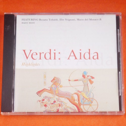 Verdi Aida Highlights. CD Music Album Classical Opera Tebaldi | eBay ...