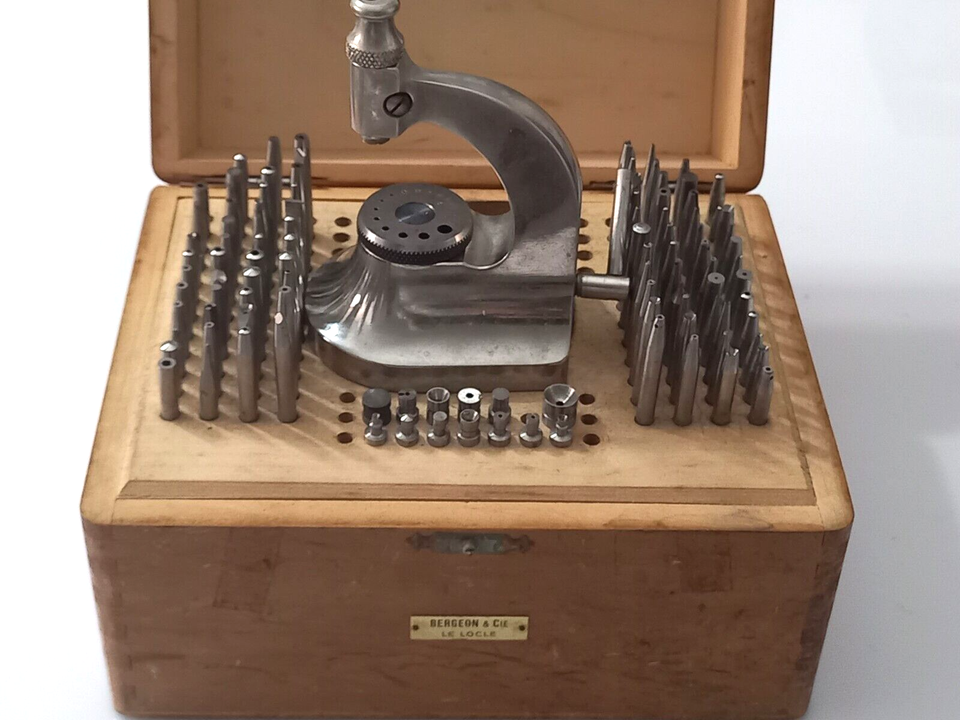 BERGEON & CIE STAR SWISS STAKING TOOL WATCHMAKER REPAIR SET - EXCELLENT ...
