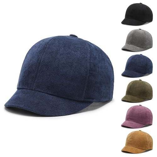Solid Color Baseball Cap Short Brim Outdoor Visor Cap New Peaked Cap ...