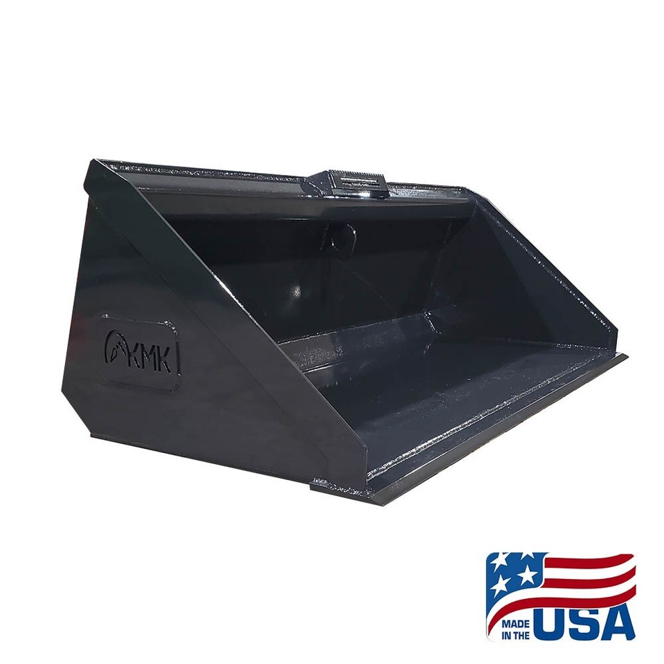 NEW 60" HEAVY DUTY LOW PROFILE SKID STEER DIRT BUCKET/BOBCAT/KUBOTA/ETC ...