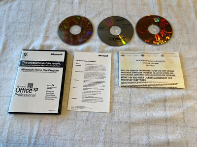 Microsoft Office Professional Edition 2002 Home Use Program With ...