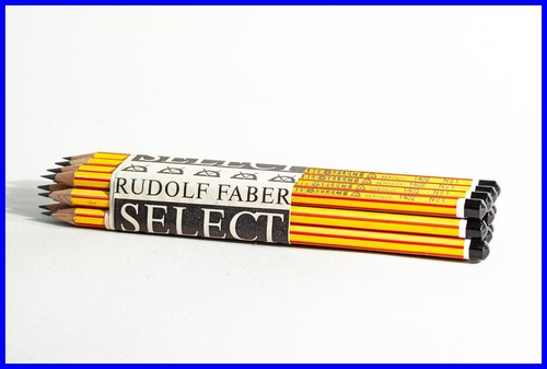 Rare 1970s Rudolf Faber 'Select' 1402 Cedar Wood Pencils No. 1 Yellow ...