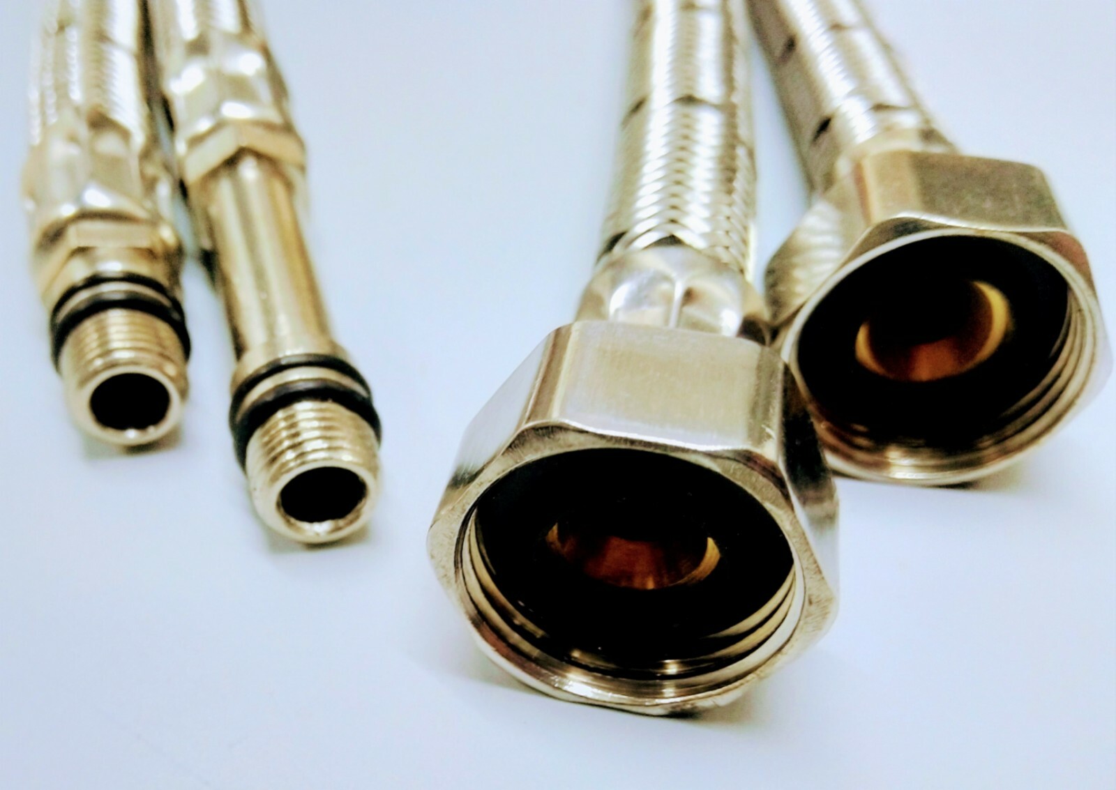 FLEXI TAP TAIL CONNECTOR M8 x 1/2"BSP FEMALE x 500MM (1 PAIR) | eBay UK