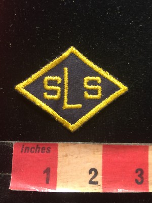 Vtg SLS INITIALS Patch - Diamond Shape 86G2 | eBay