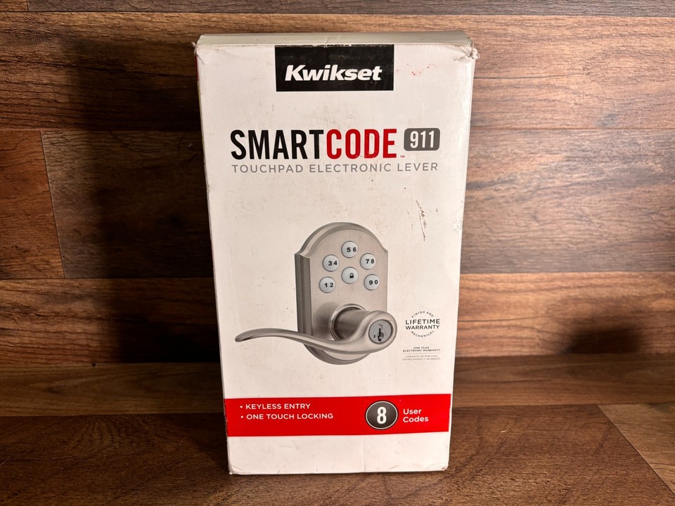 Kwikset Smart Code 911 Keyless Entry NO KEYS, No Screws Bronze | eBay