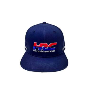 HRC Honda Racing Flatbrim Hat Navy | eBay