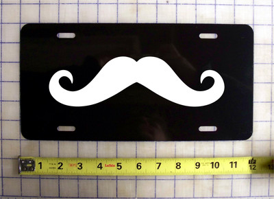 MUSTACHE CUSTOM LICENSE PLATE / CAR TAG | eBay