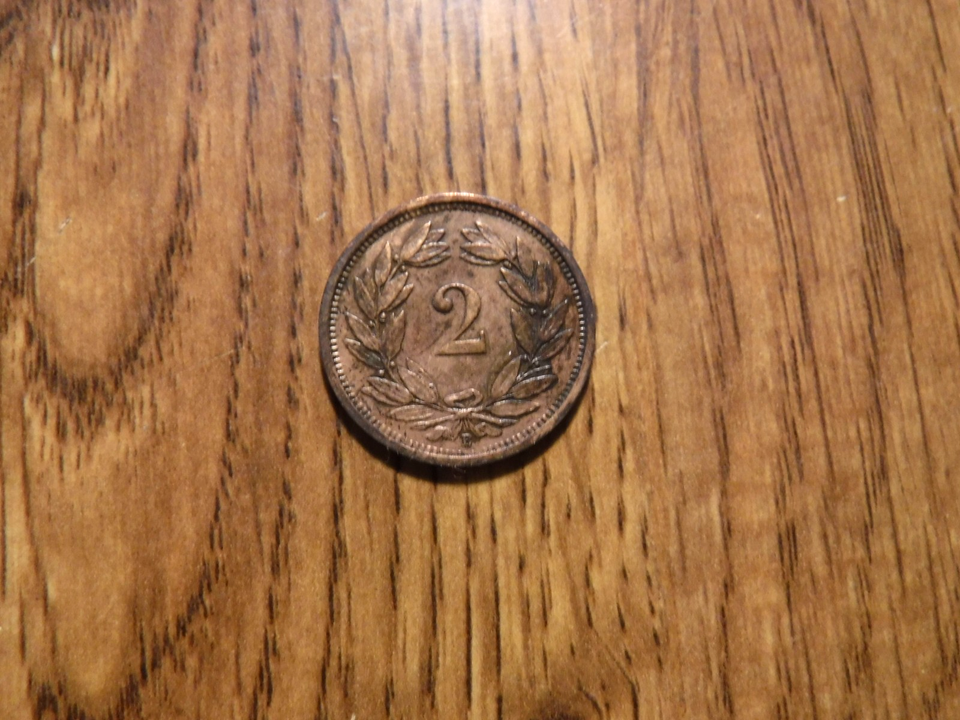 SWITZERLAND 2 RAPPEN 1925 COIN (929) | eBay