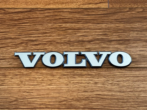 OEM 1986-1992 Volvo 240 Rear Trunk Lid Emblem Badge Script | eBay